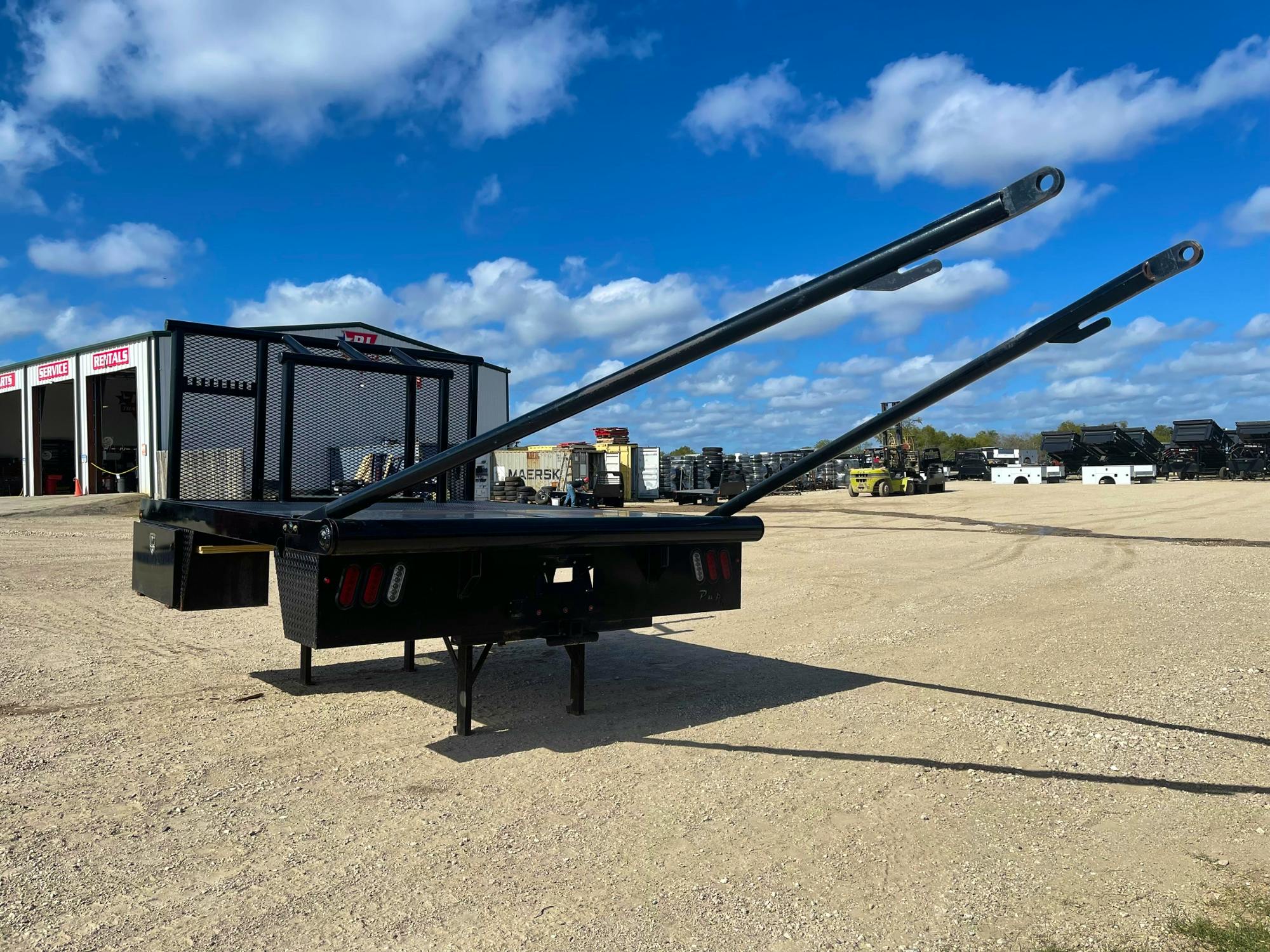 Stock #25533 - CM Truck Beds 112inx97in Steel Gin Pole Body GP