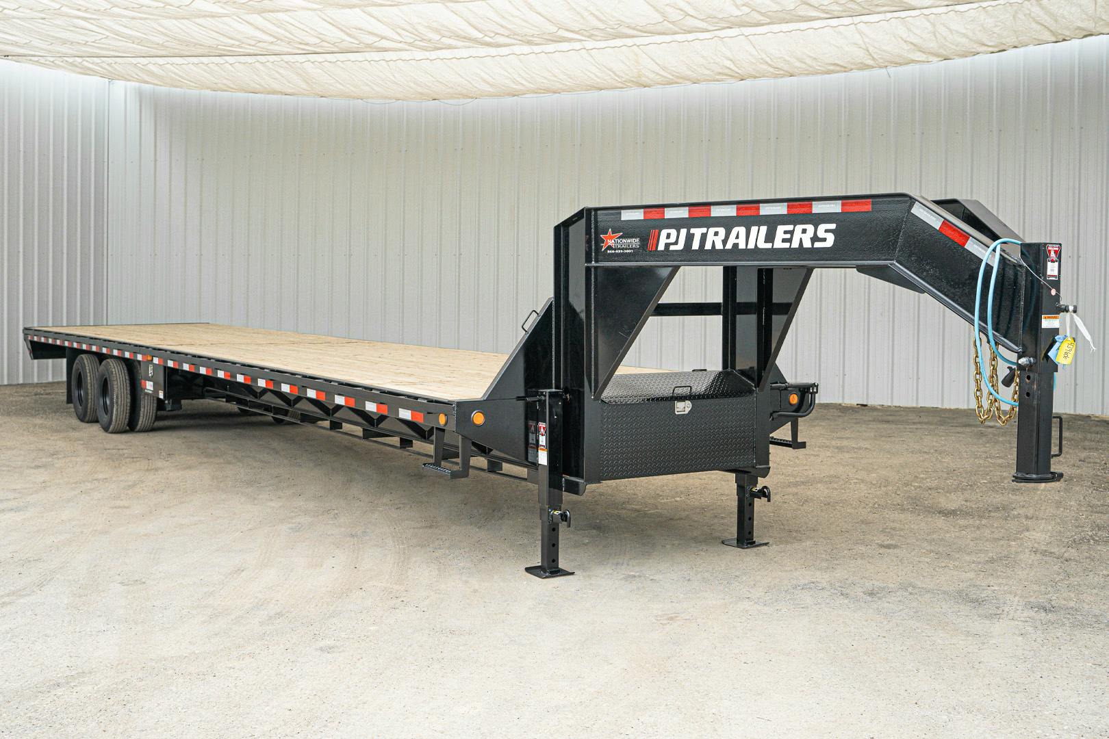 Stock #58345 - PJ Trailers 40 pies x 102 pulgadas Gooseneck Remolque de ...