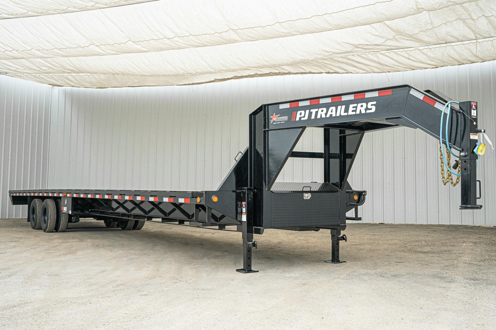 Stock #58345 - PJ Trailers 40 pies x 102 pulgadas Gooseneck Remolque de ...
