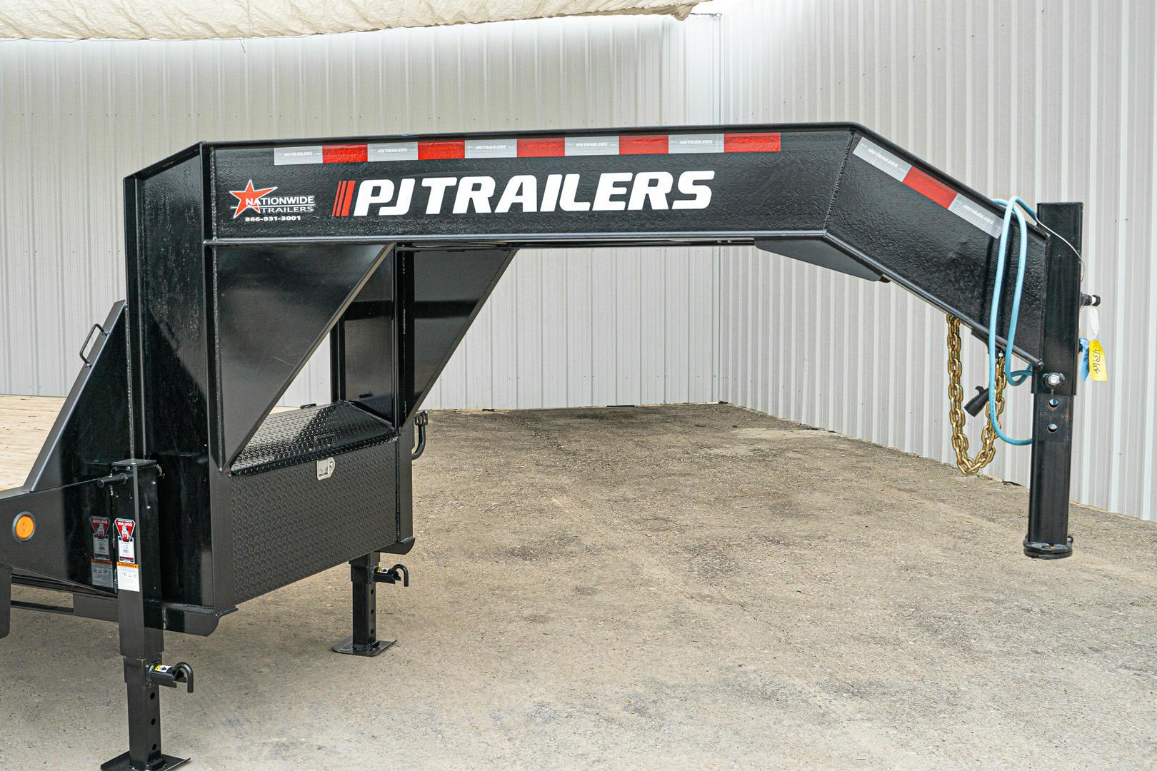 Stock #58345 - PJ Trailers 40ftx102in Gooseneck Air Ride Flatbed ...