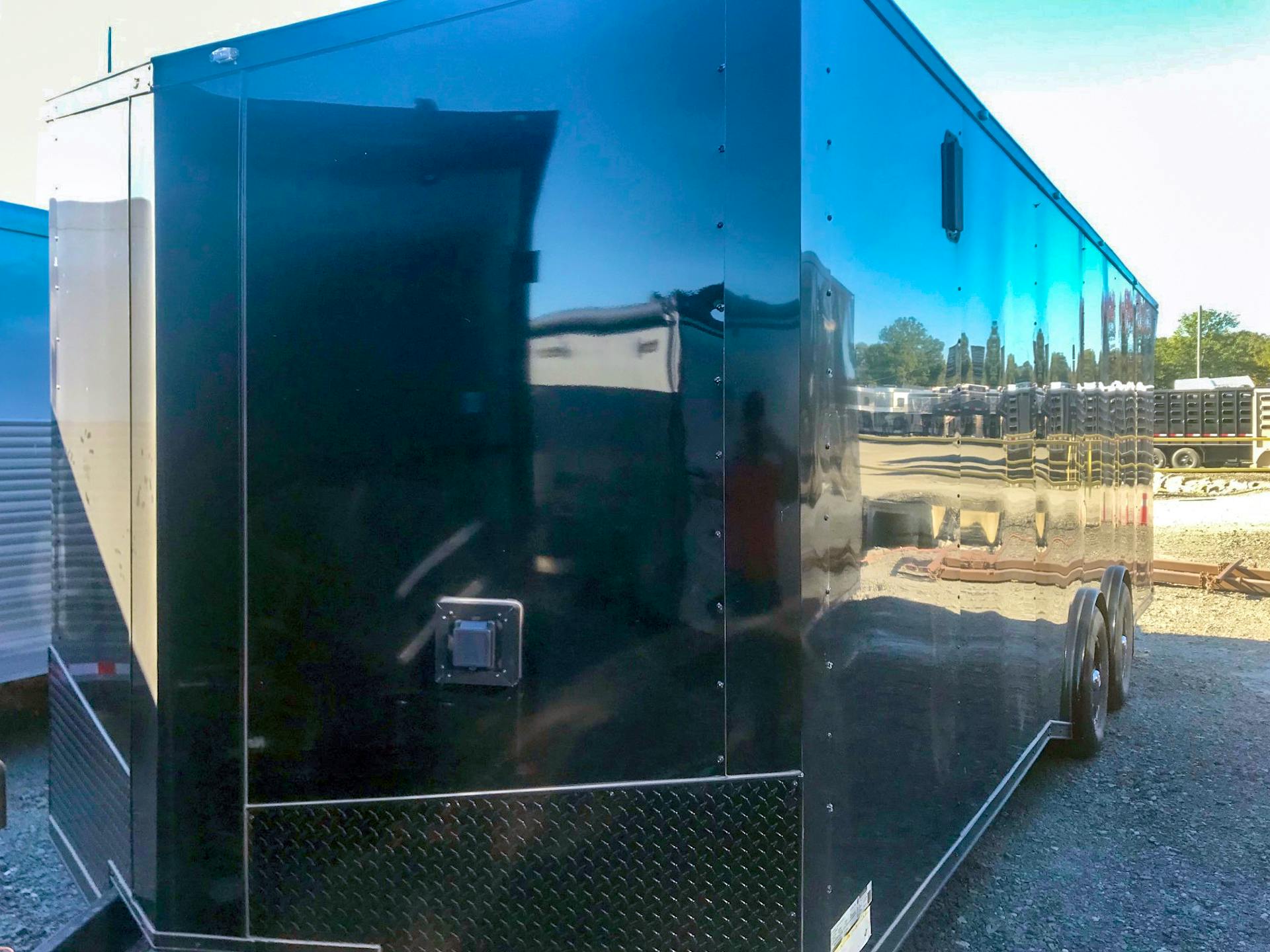 Stock #61463 - Spartan 8 5ftx24ft Enclosed Race Trailer w Rear Ramp Door CR