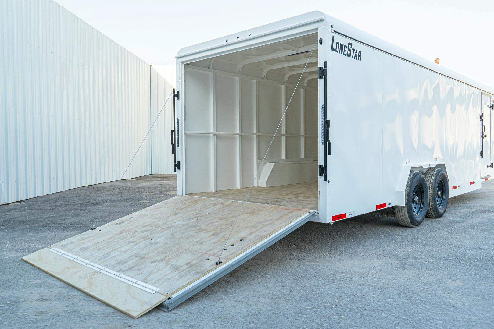 Stock #63099 - LoneStar 7 10ftx24ft 14k Steel Enclosed Cargo Trailer w ...