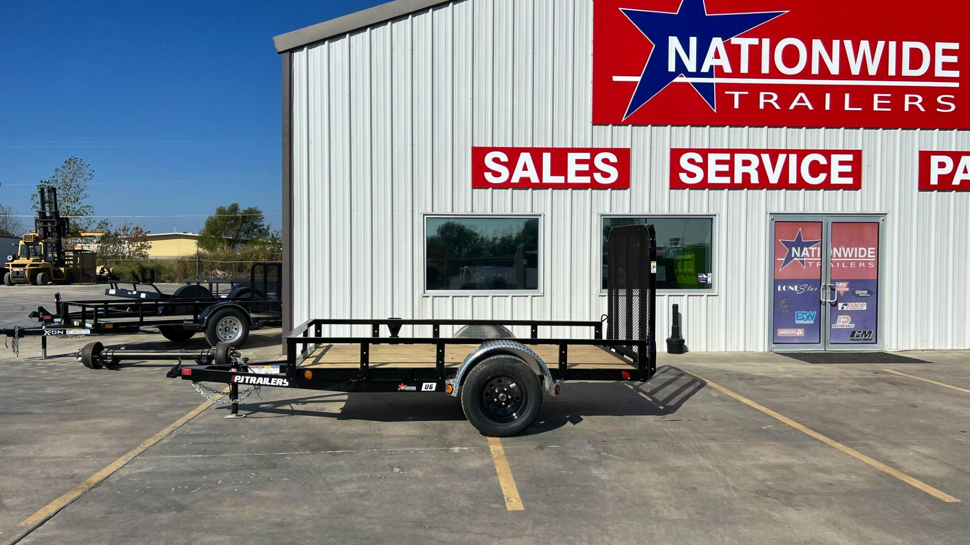 Stock #65283 - PJ Trailers 10ftx60in Single Axle 4in Channel Utility ...