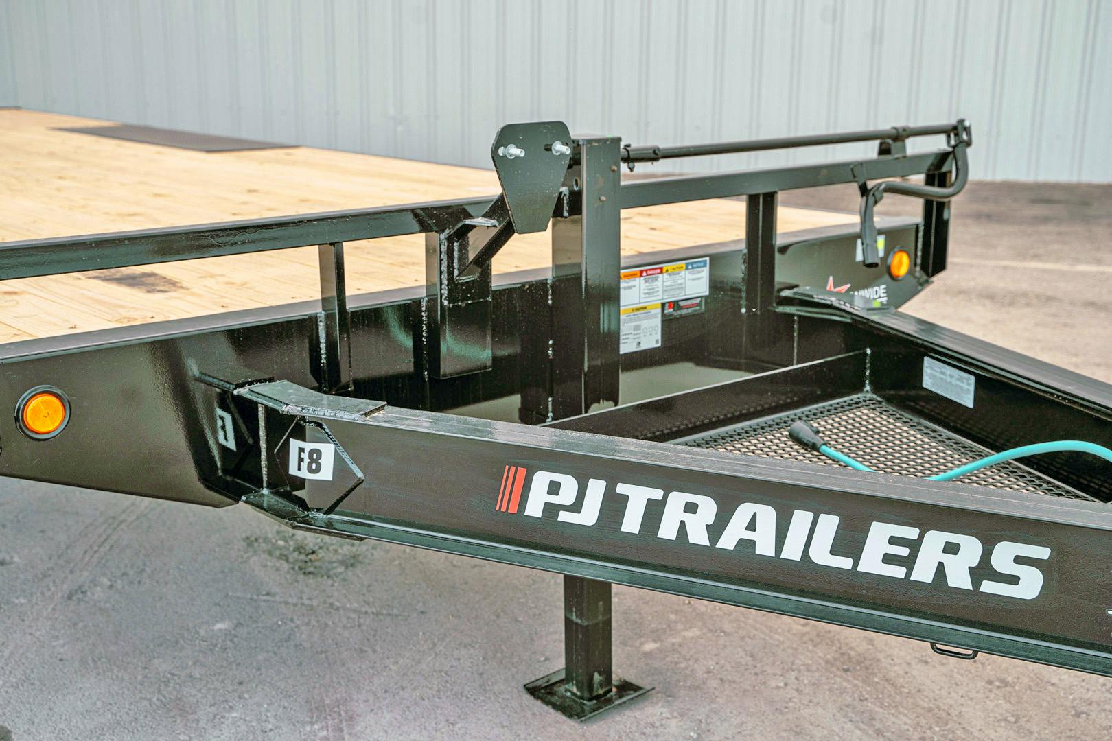 Stock #66203 - PJ Trailers 16ftx102in 8in I Beam Deckover Flatbed ...