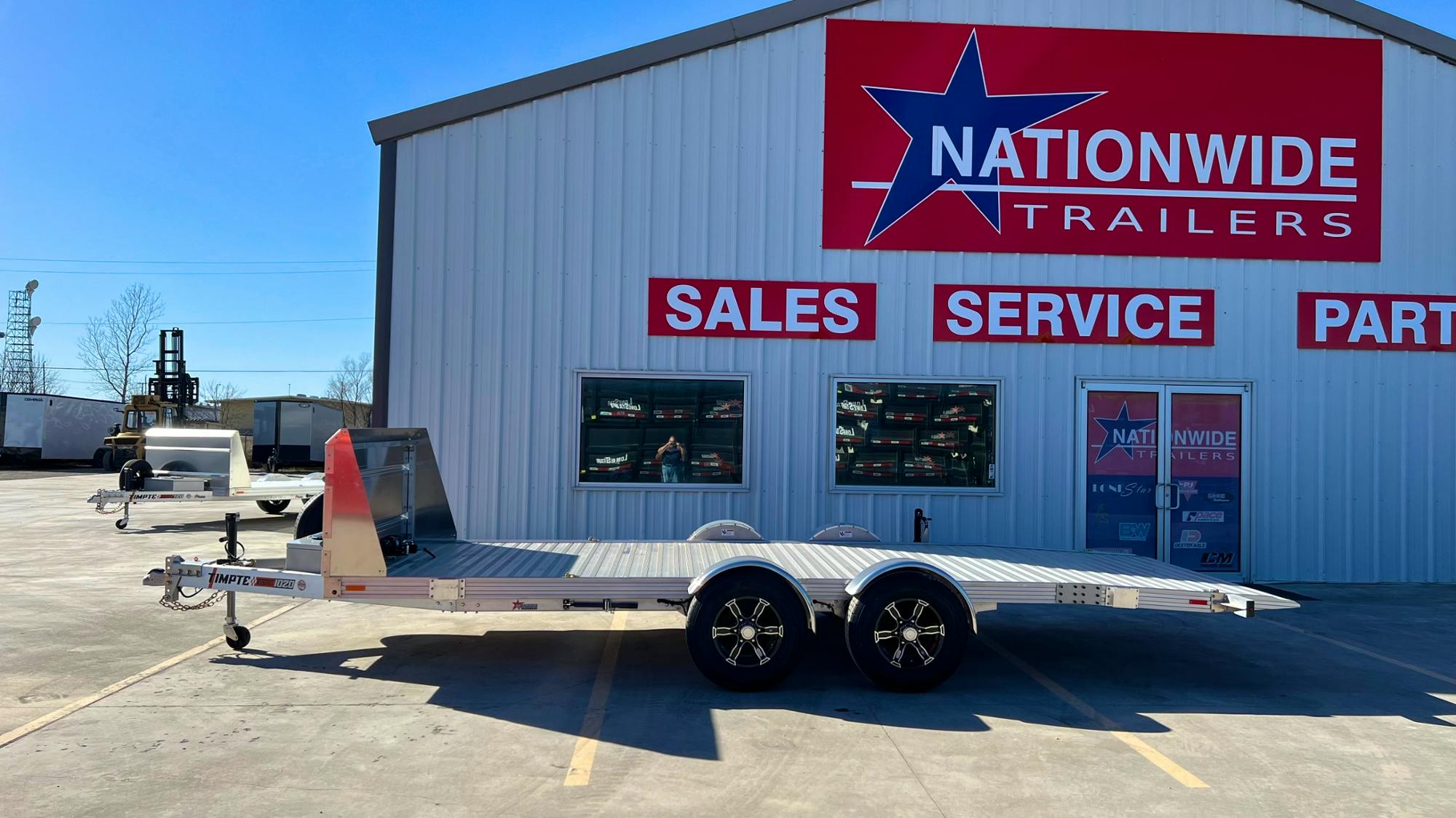 Stock #66745 - Timpte 20ftx81in 1020 Series Aluminum Car Trailer w ...