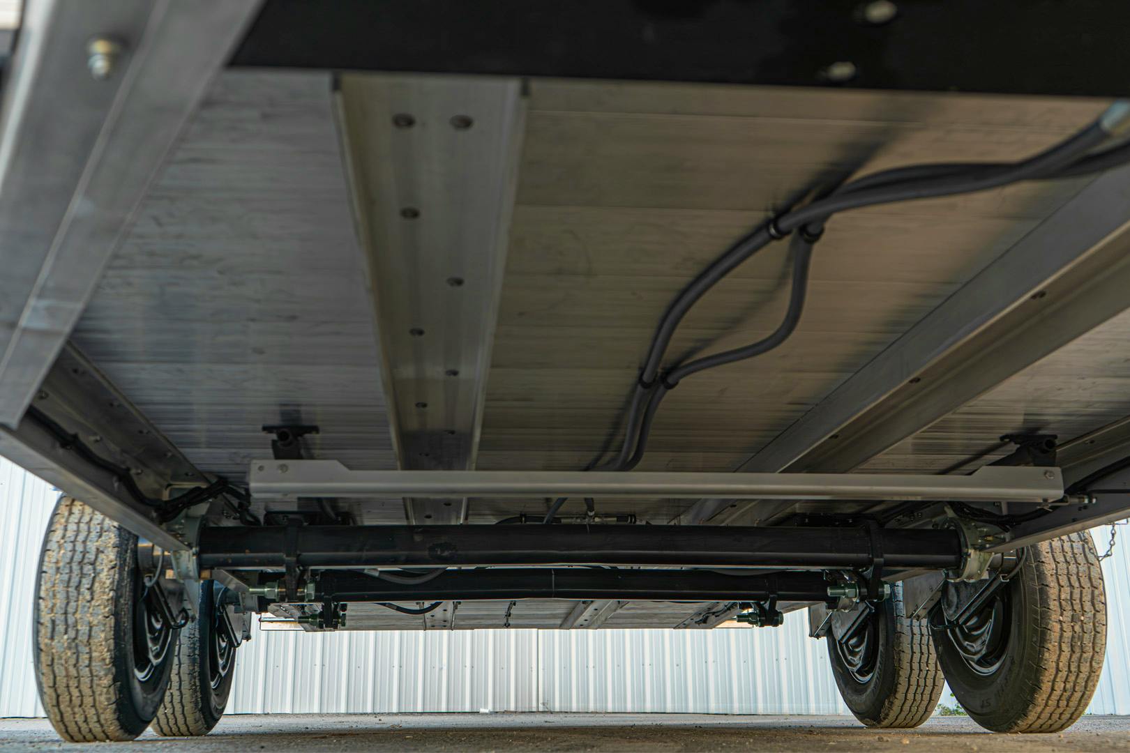 Stock #66802 - Timpte 20ftx81in 1020 Series Aluminum Car Trailer w Power Drop Deck A2