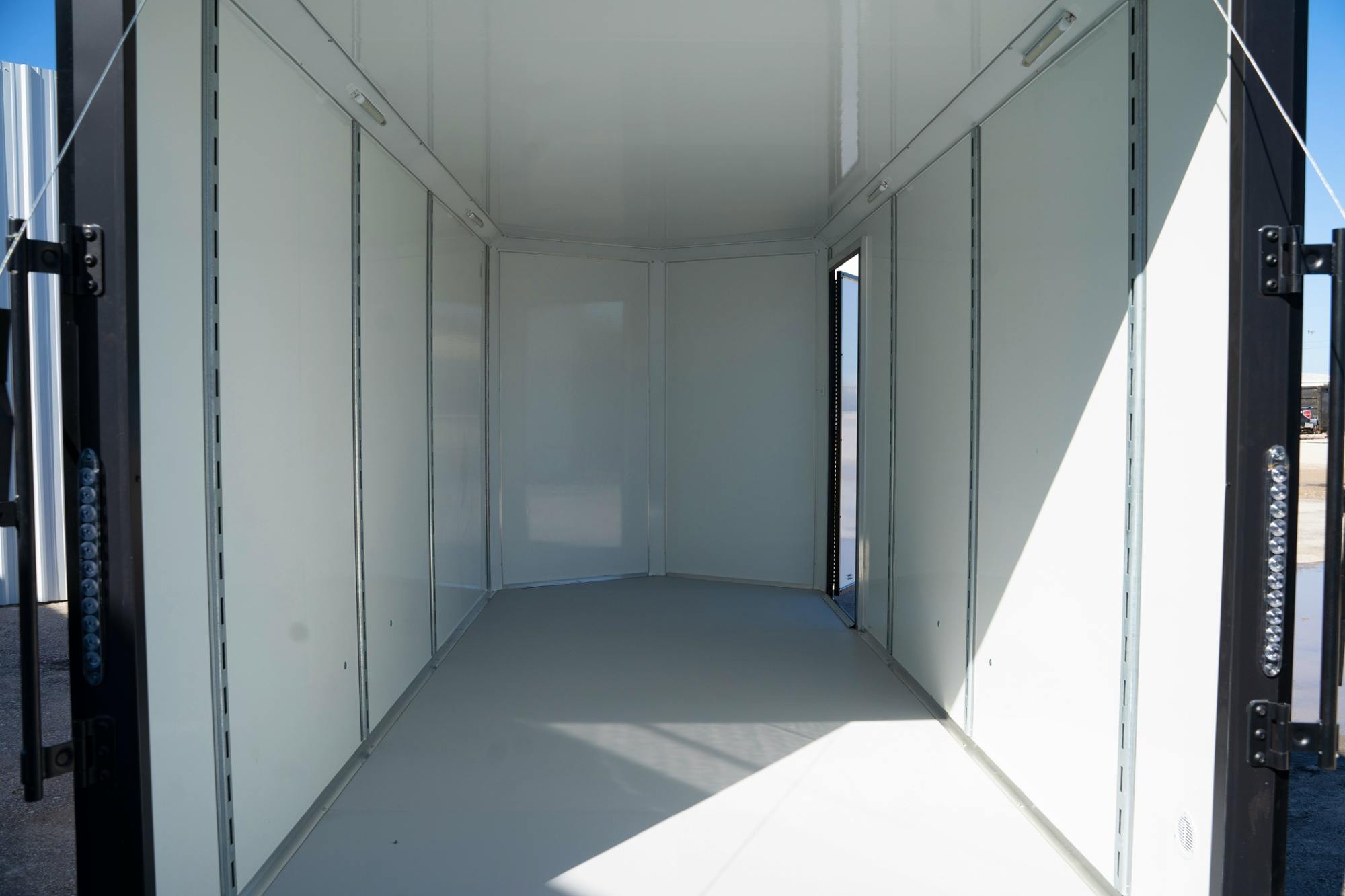 Stock #68363 - CellTech 7ftx16ft All Steel Enclosed Cargo Trailer w ...