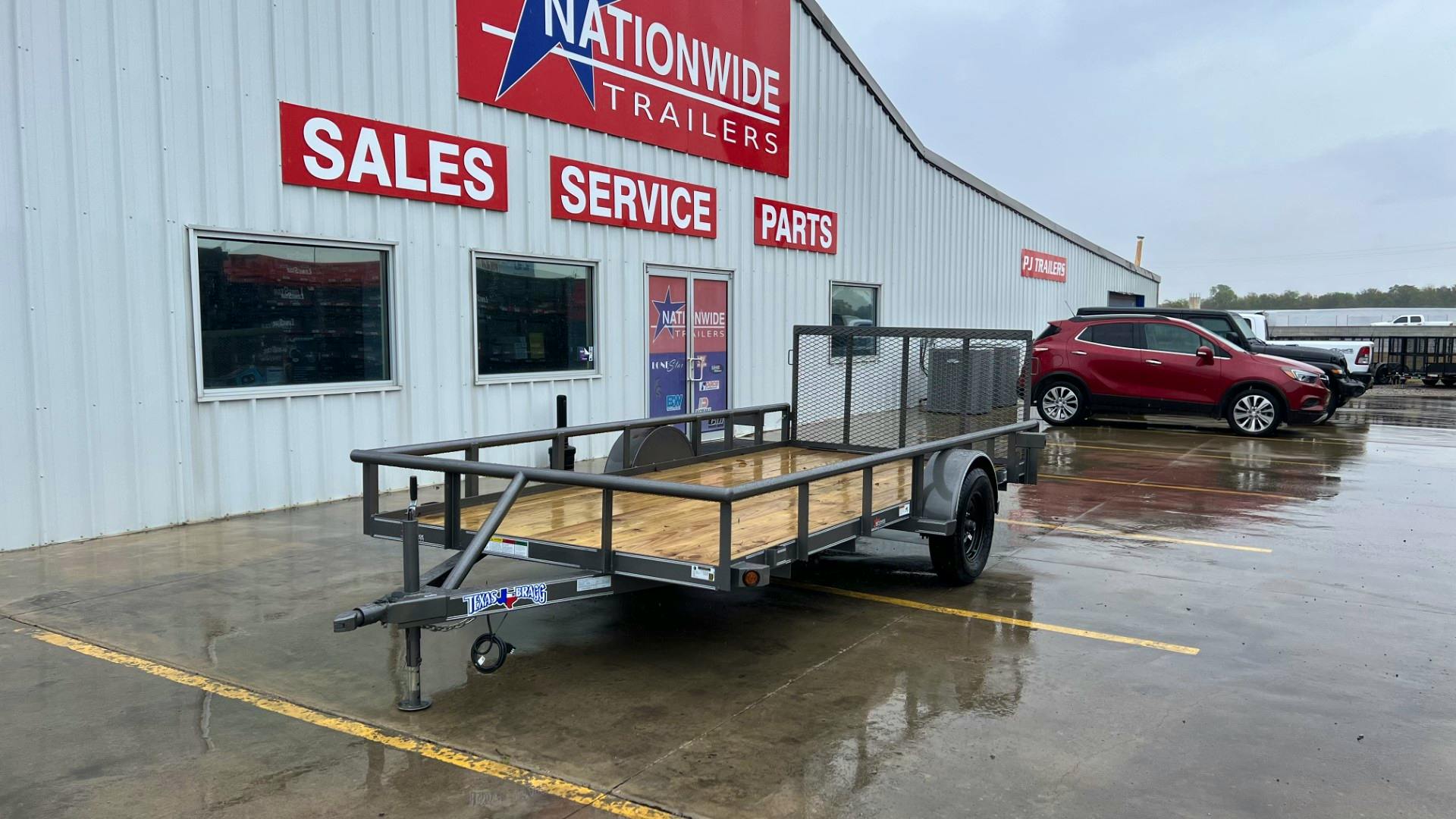 Texas Bragg 14ftx77in Utility Trailer w 4ft Gate U1