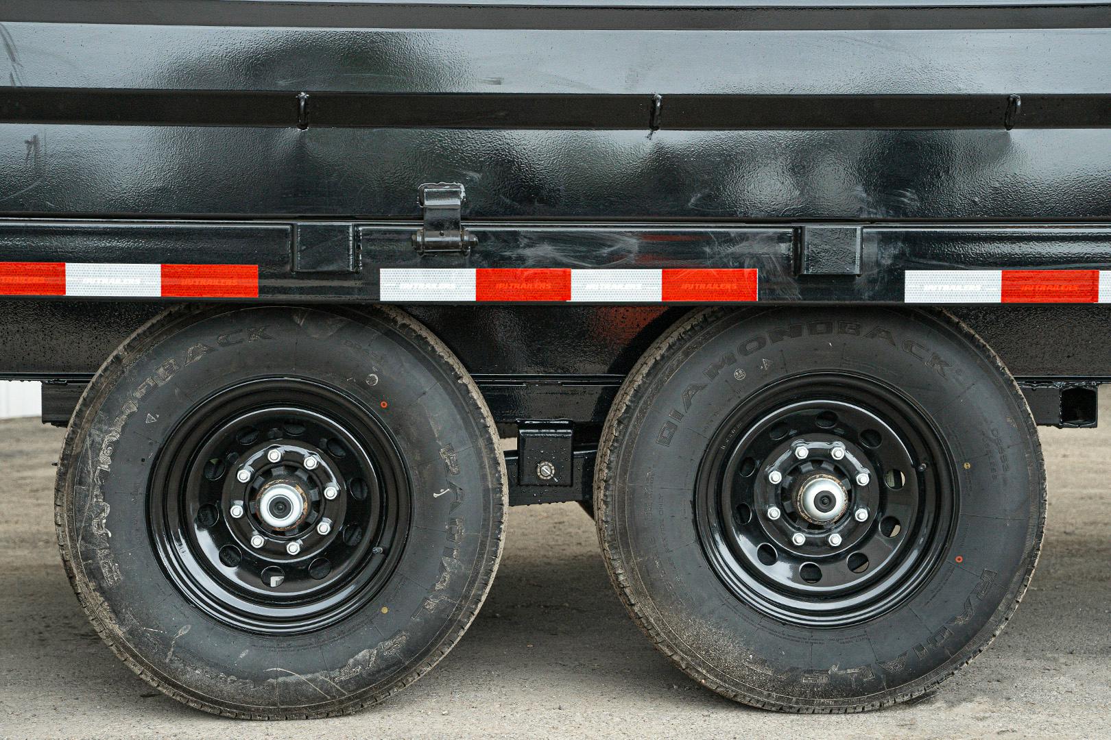 Stock #69016 - PJ Trailers 14ftx96in Deckover Dump Trailer w 19in Fold ...