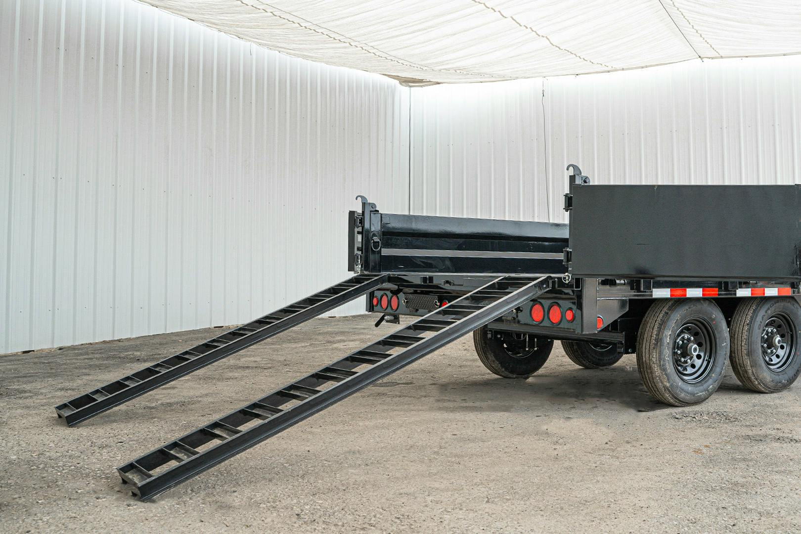 Stock #69016 - PJ Trailers 14ftx96in Deckover Dump Trailer w 19in Fold ...