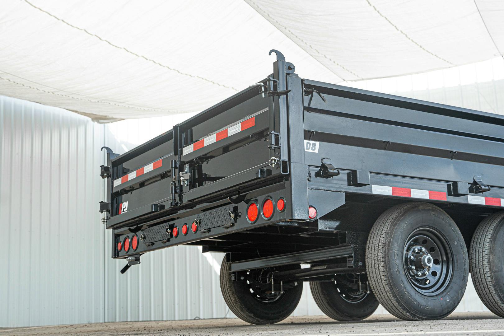 Stock #69016 - PJ Trailers 14ftx96in Deckover Dump Trailer w 19in Fold ...