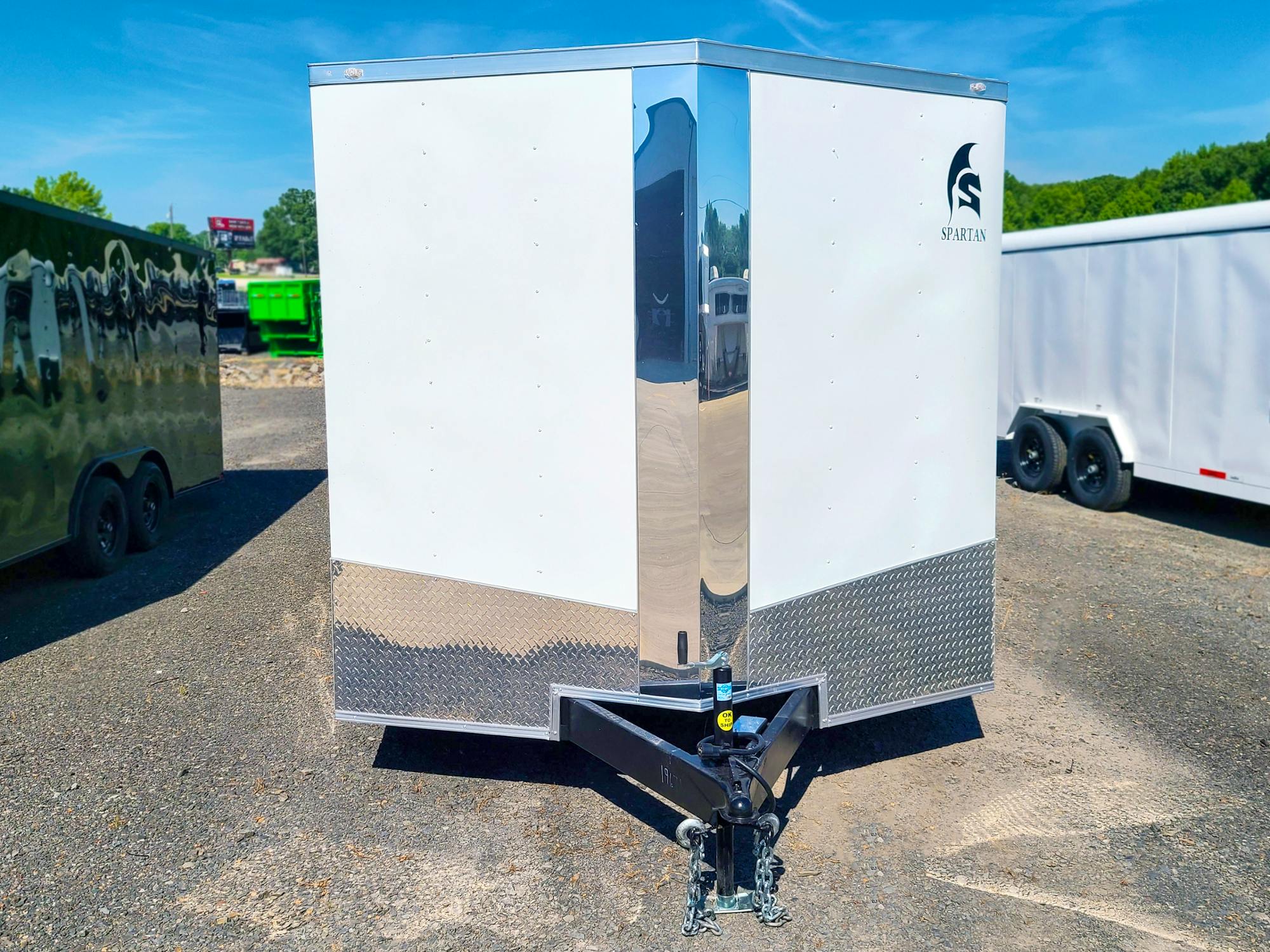 Stock #69255 - Spartan 8 5ftx24ft Enclosed Cargo Trailer w Rear Ramp ...