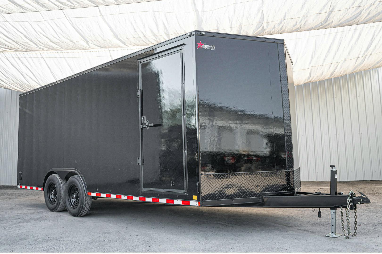 Stock #69925 - CellTech 8 5ftx20ft All Steel Enclosed Cargo Trailer w ...