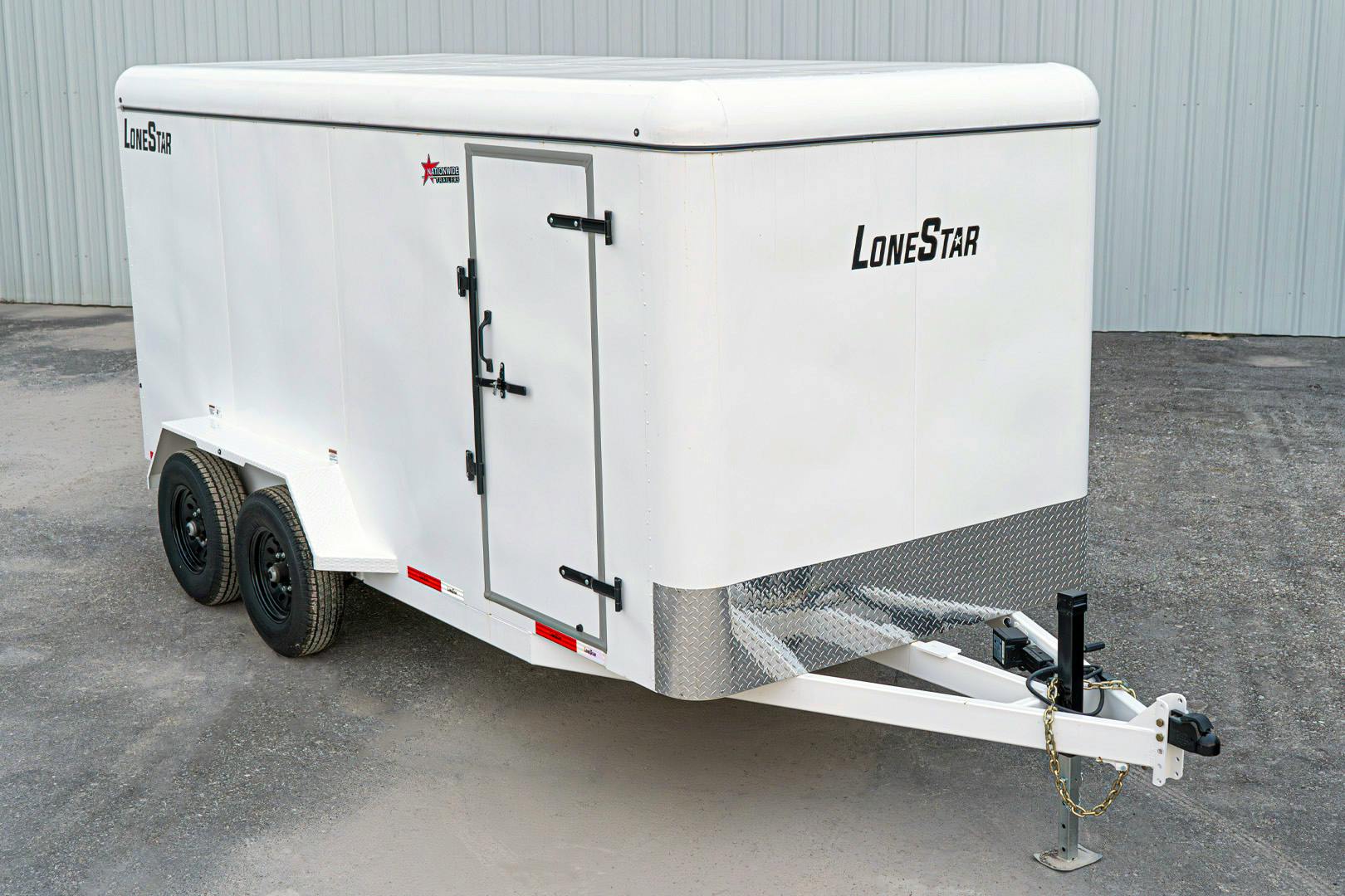 Stock #70010 - LoneStar 6 5ftx16ft 14k Steel Enclosed Cargo Trailer w ...