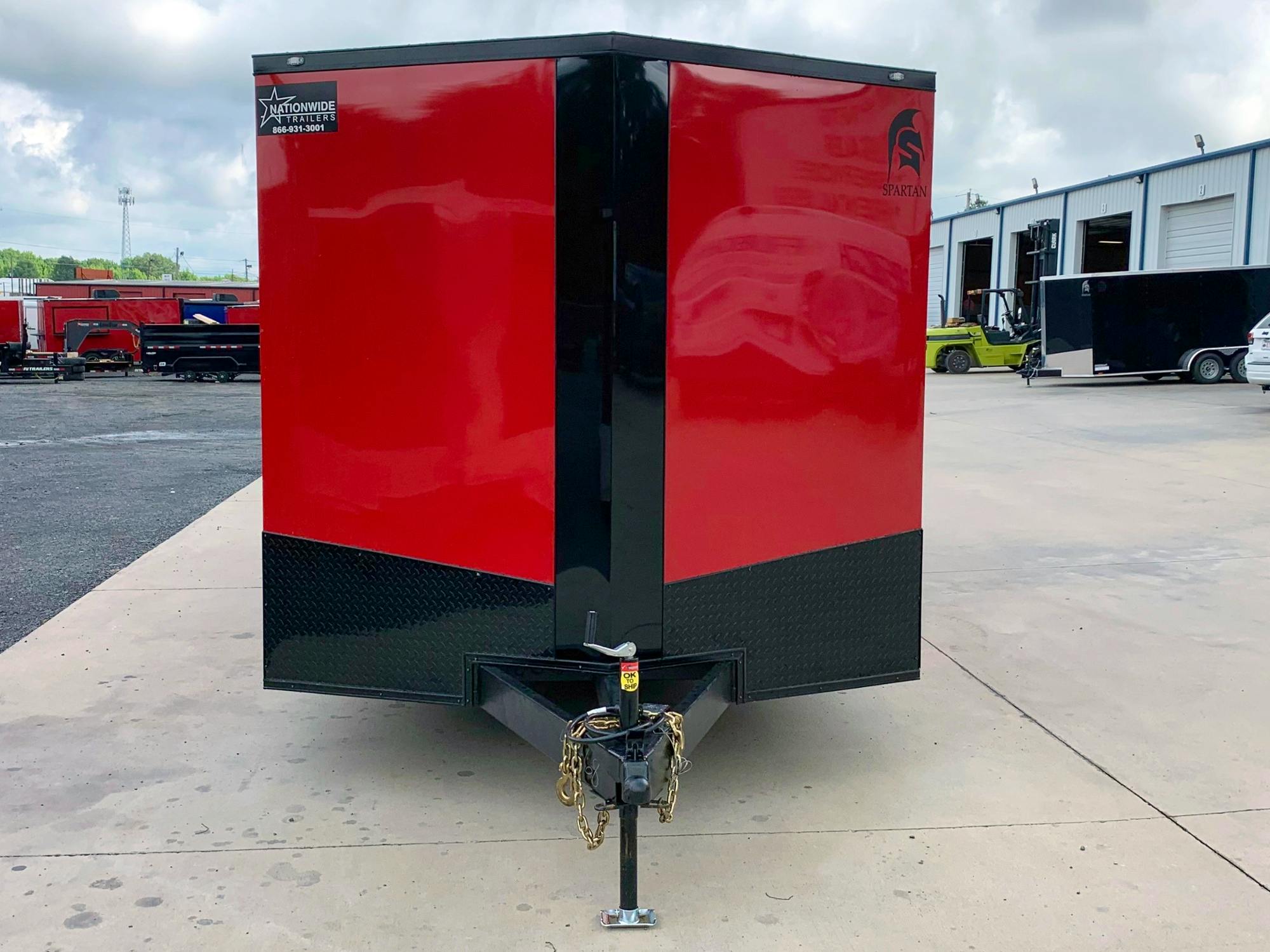 Stock #70663 - Spartan 8 5ftx20ft Enclosed Cargo Trailer w Rear Ramp ...