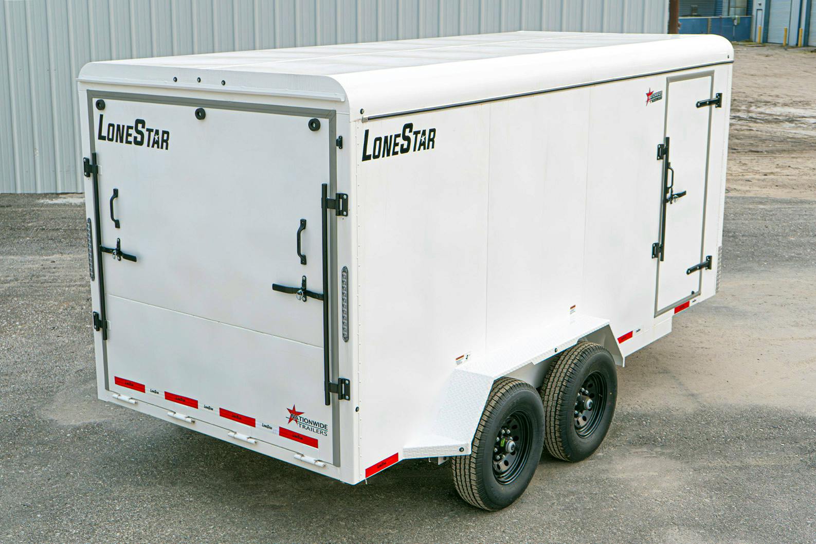 Stock #70696 - LoneStar 6 5ftx16ft 14k Steel Enclosed Cargo Trailer w ...