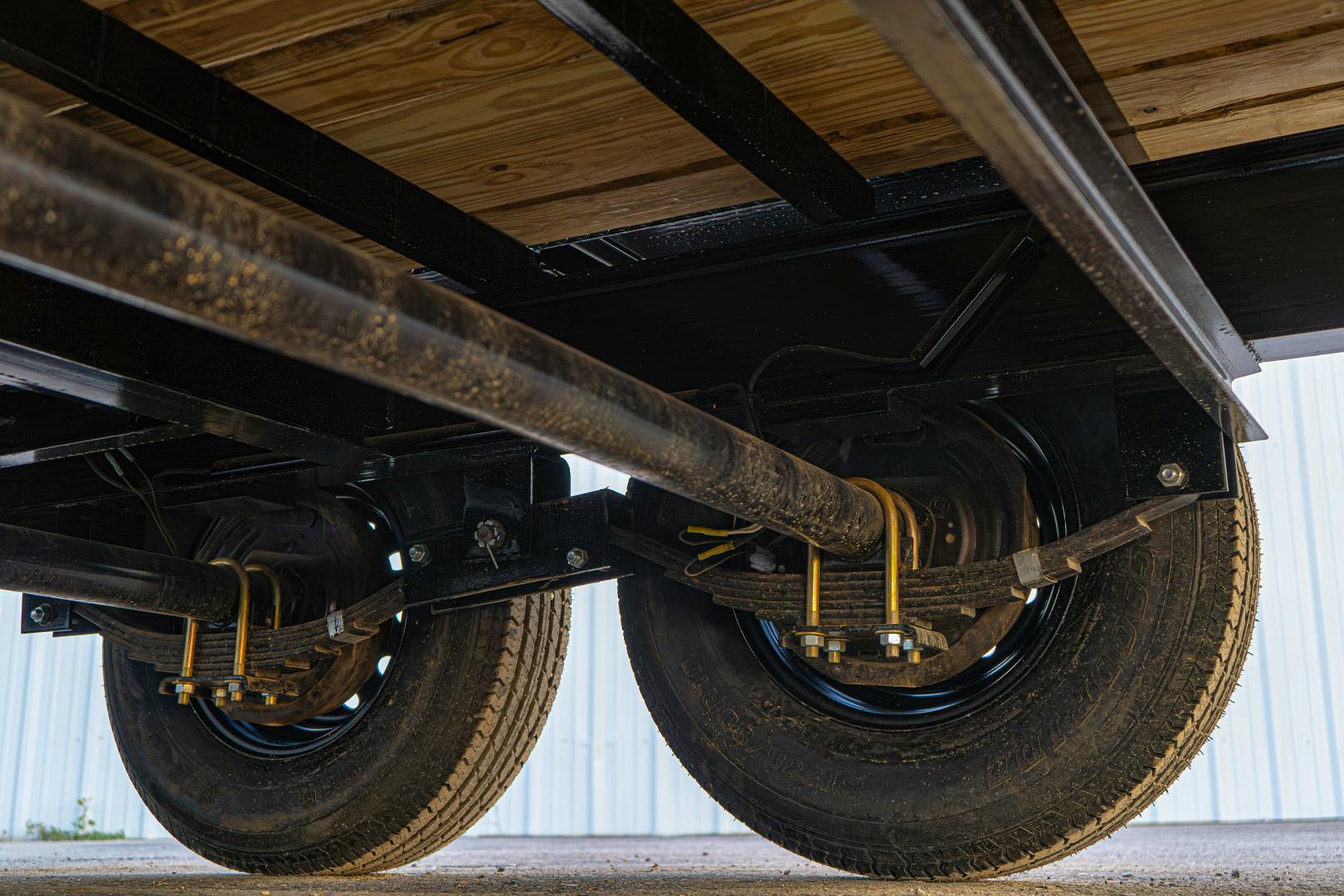 PJ Trailers 20ftx102in 8in I Beam Deckover Flatbed Trailer F8