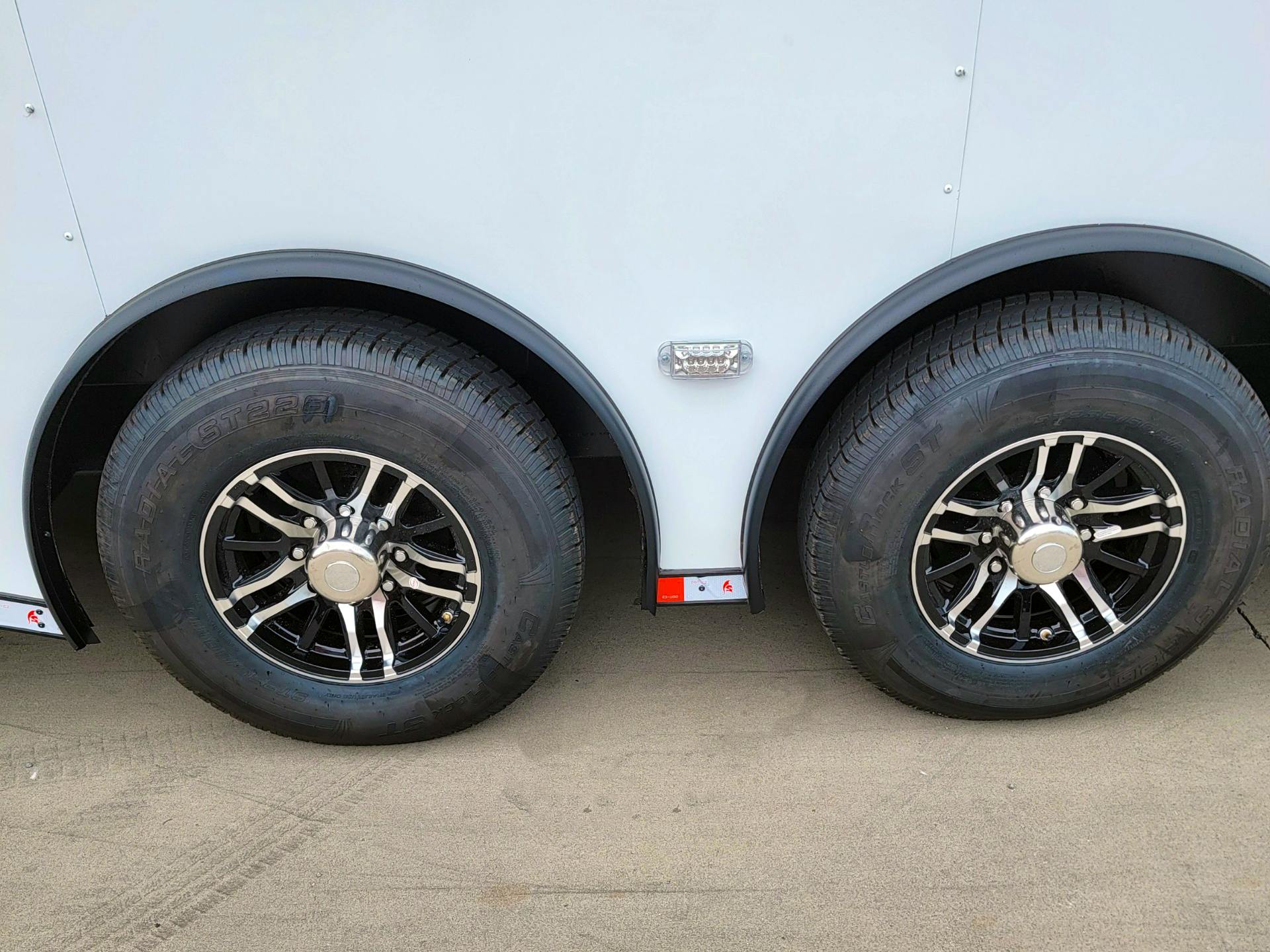 Stock #71698 - Spartan 8 5ftx28ft Enclosed Race Trailer w Rear Ramp Door CR