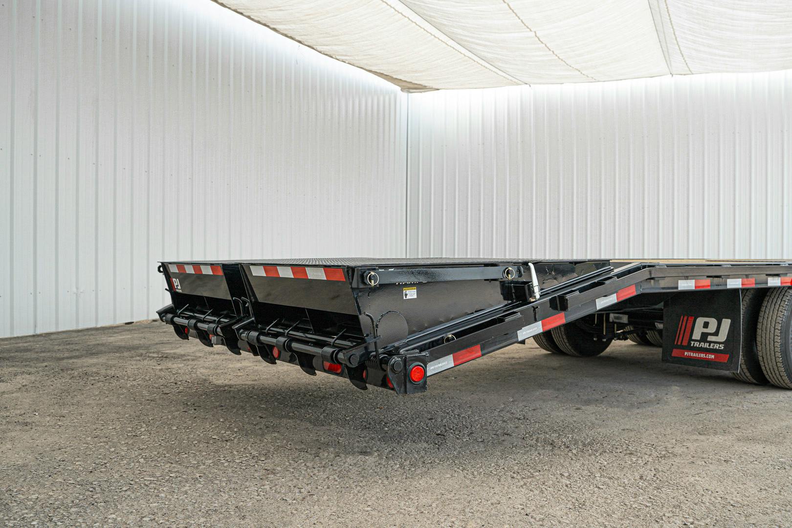 Stock #71793 - PJ Trailers 40ftx102in Gooseneck Low Pro Flatbed Trailer ...