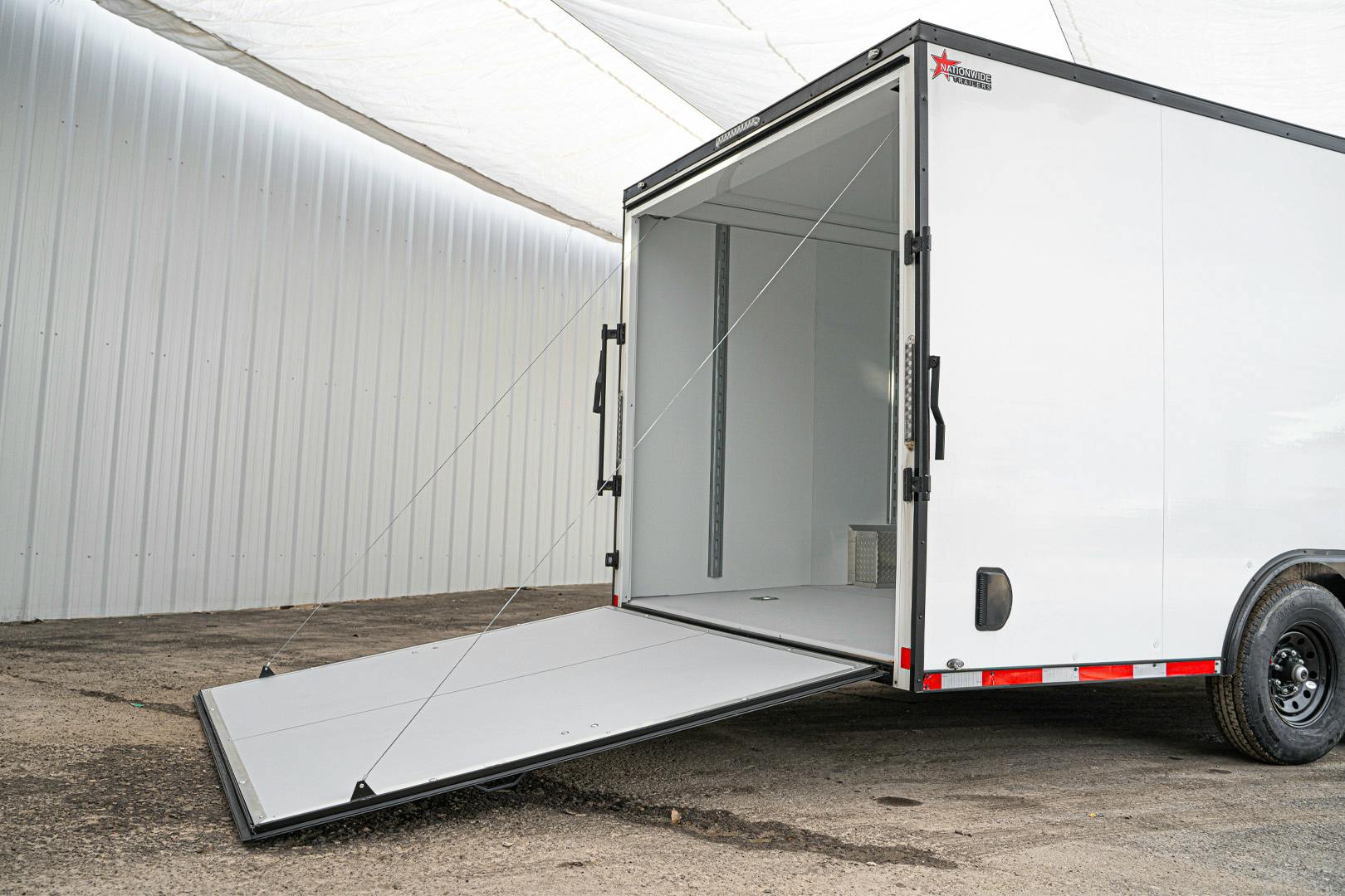 Stock #73936 - CellTech 8 5ftx20ft All Steel Enclosed Cargo Trailer w ...