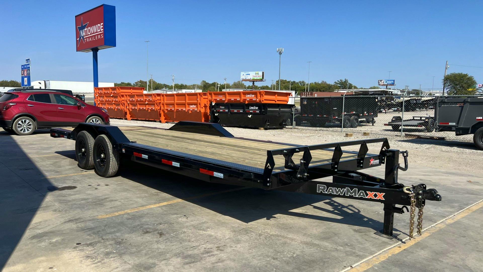 Stock #75273 - RawMaxx 24ftx102in 14k Equipment Trailer ECX