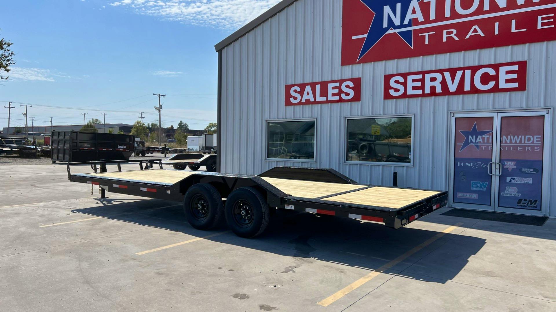 Stock #75273 - RawMaxx 24ftx102in 14k Equipment Trailer ECX