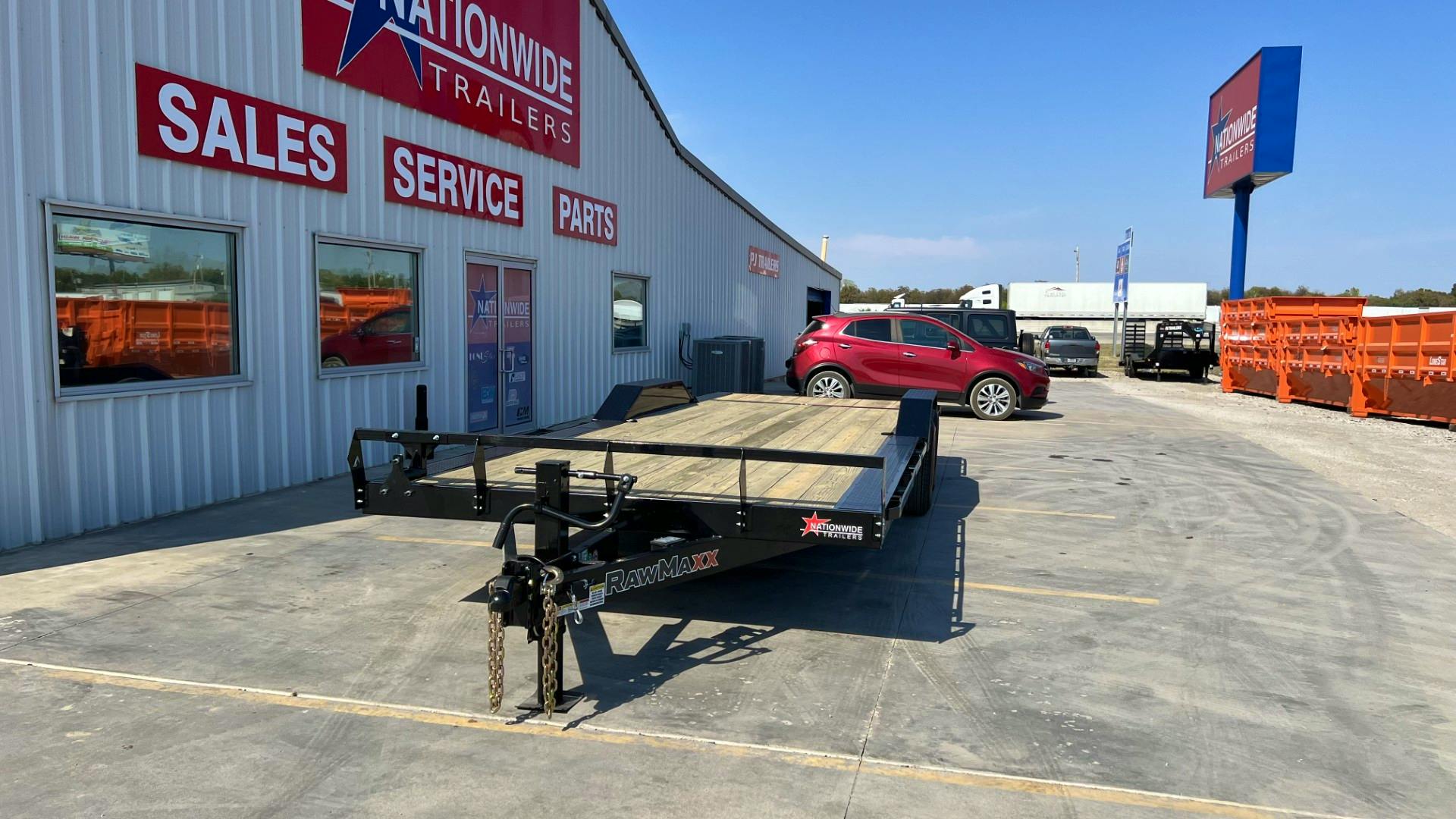 Stock #75273 - RawMaxx 24ftx102in 14k Equipment Trailer ECX