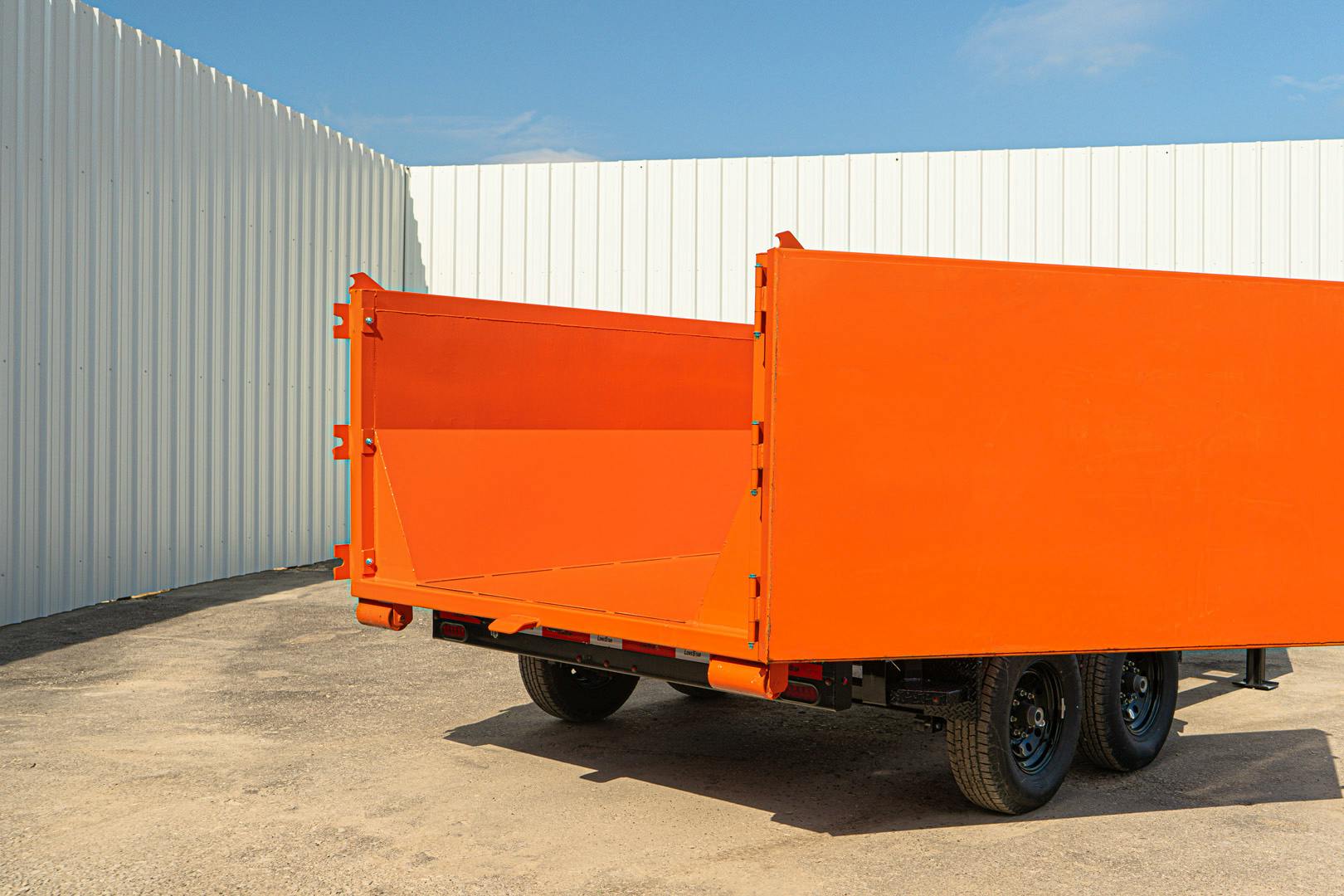 LoneStar 14ft 14YD Steel Dumpster Bin w 4ft Sides